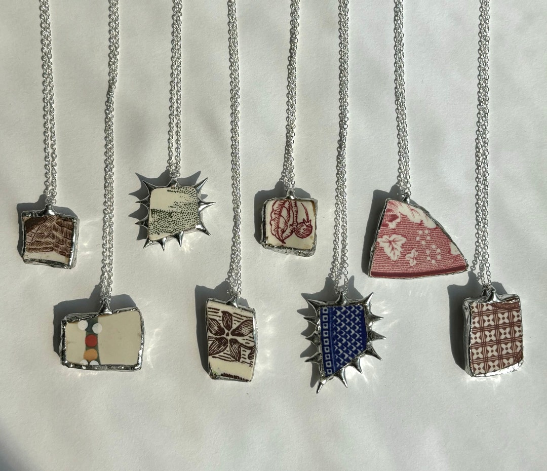 Porcelain Pendants - Etsy