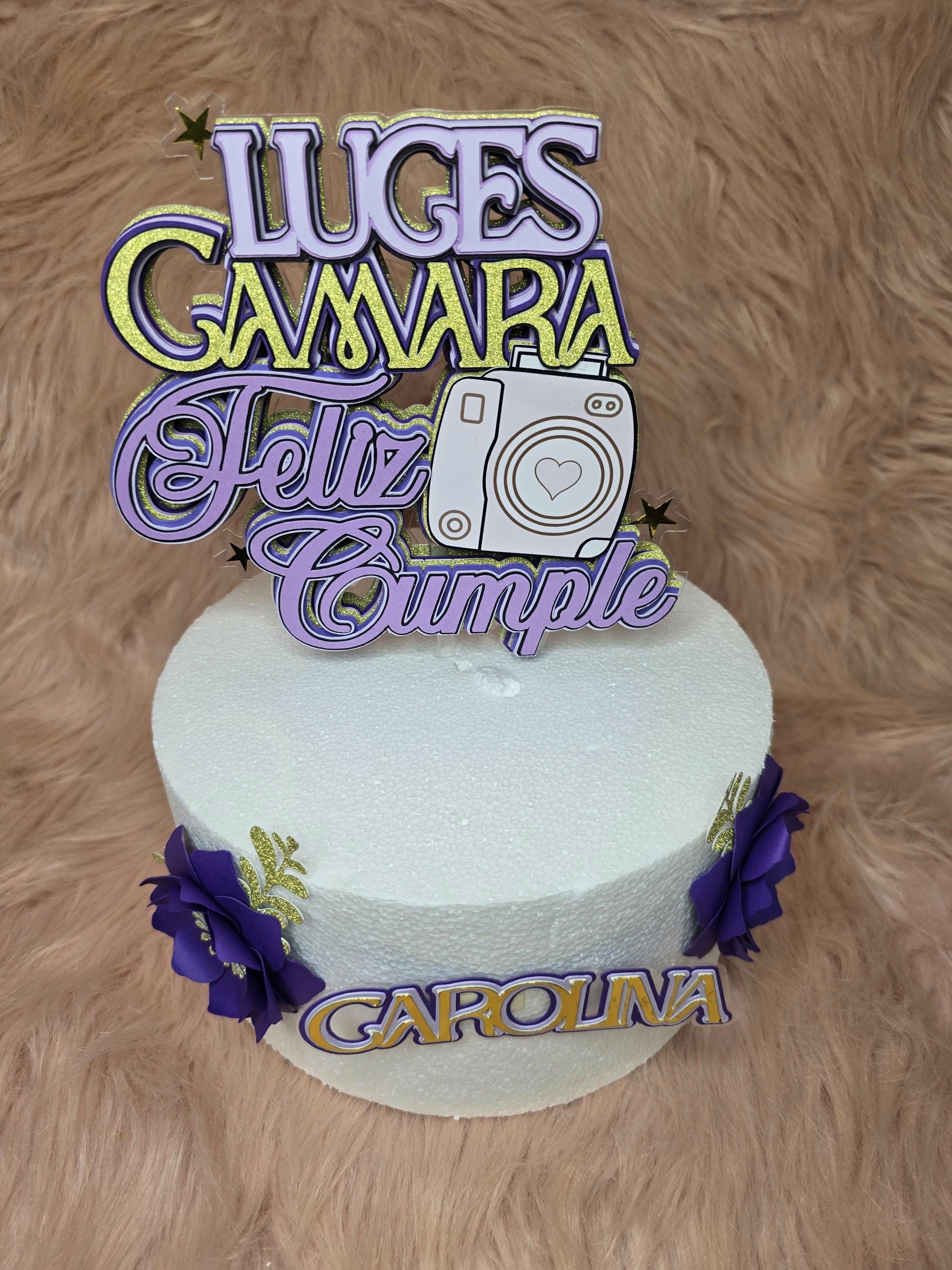 Feliz Cumple Cake Topper - Etsy