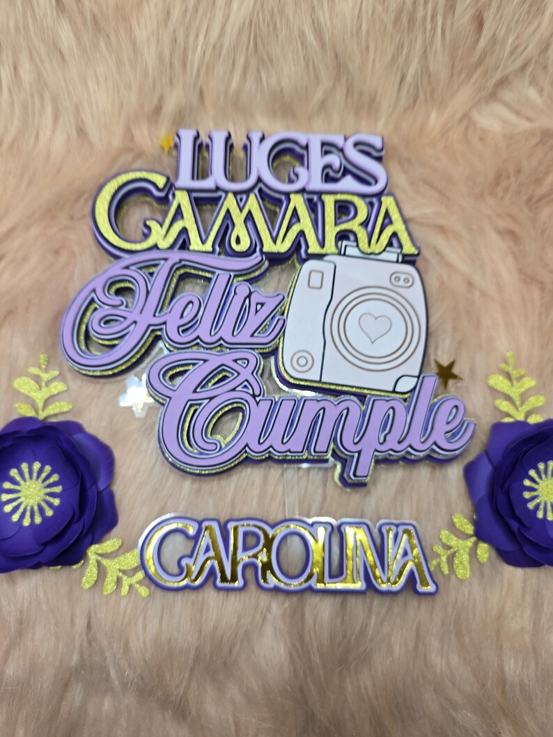 Feliz Cumple Cake Topper - Etsy