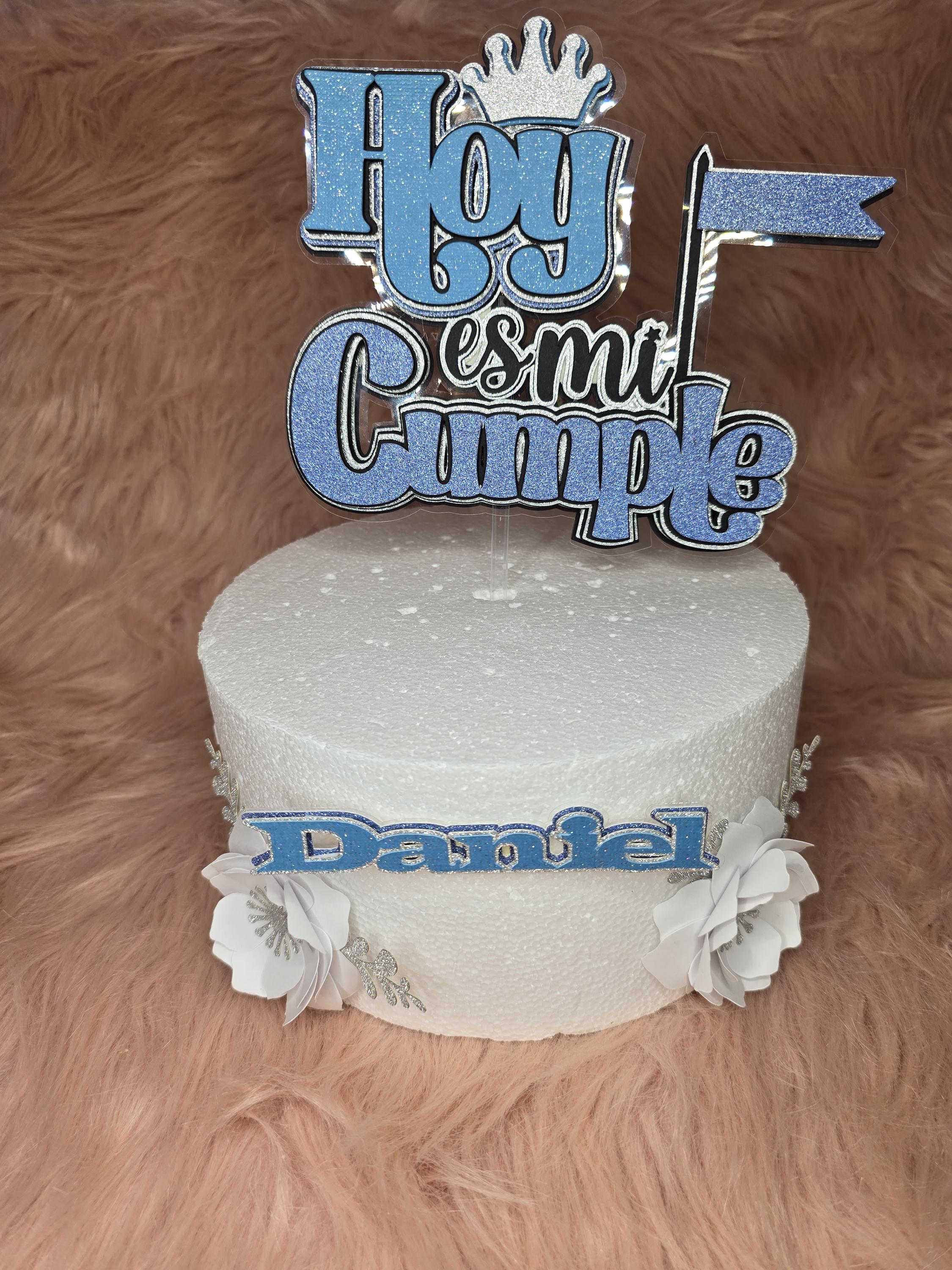 Hoy Es Mi Cumple Cake Topper - Etsy