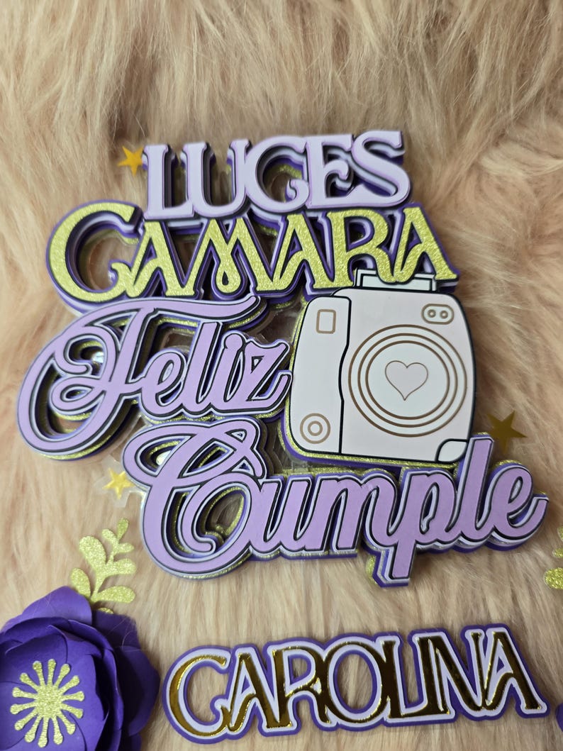 Feliz Cumple Cake Topper - Etsy