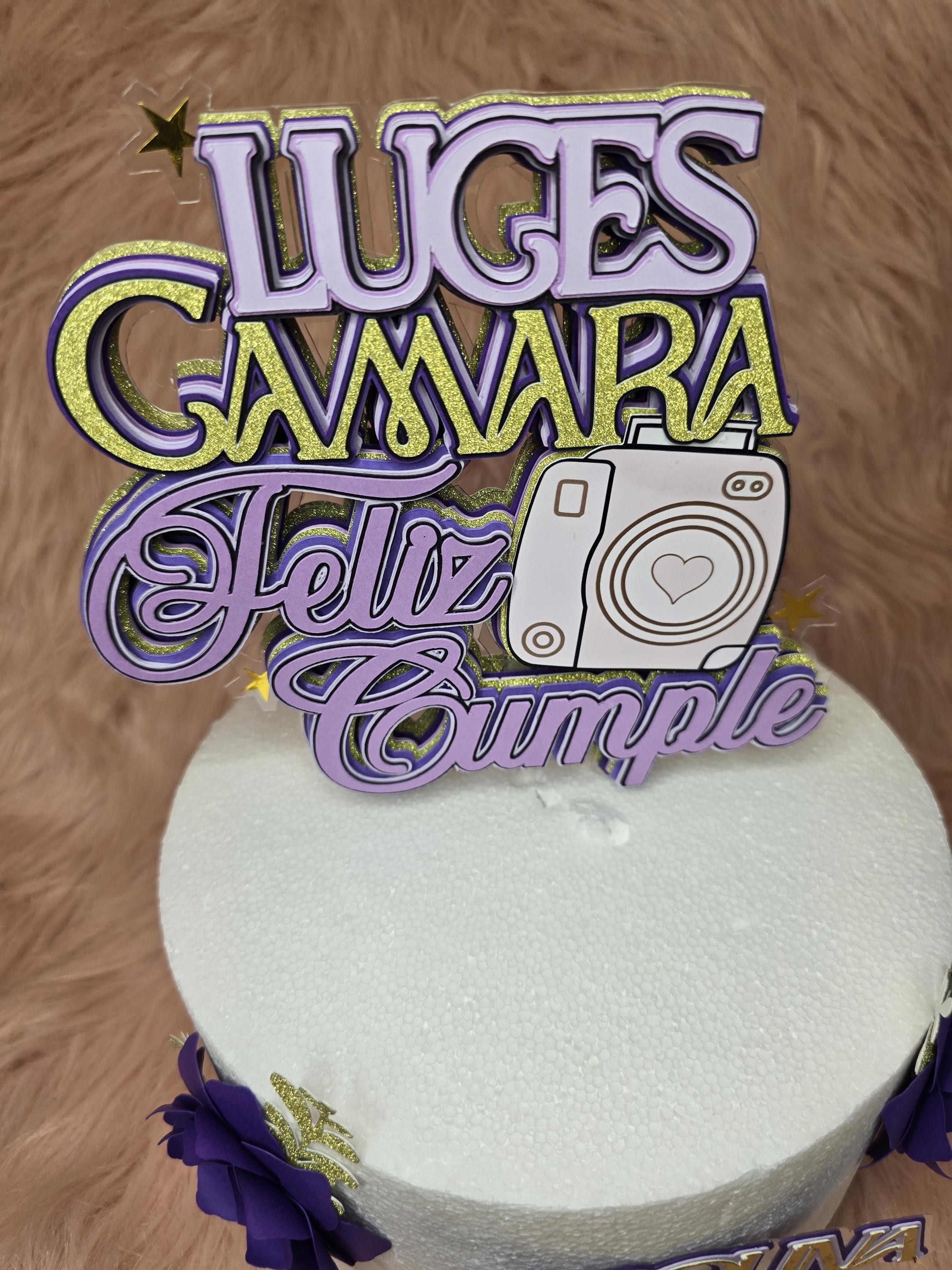 Feliz Cumple Cake Topper - Etsy