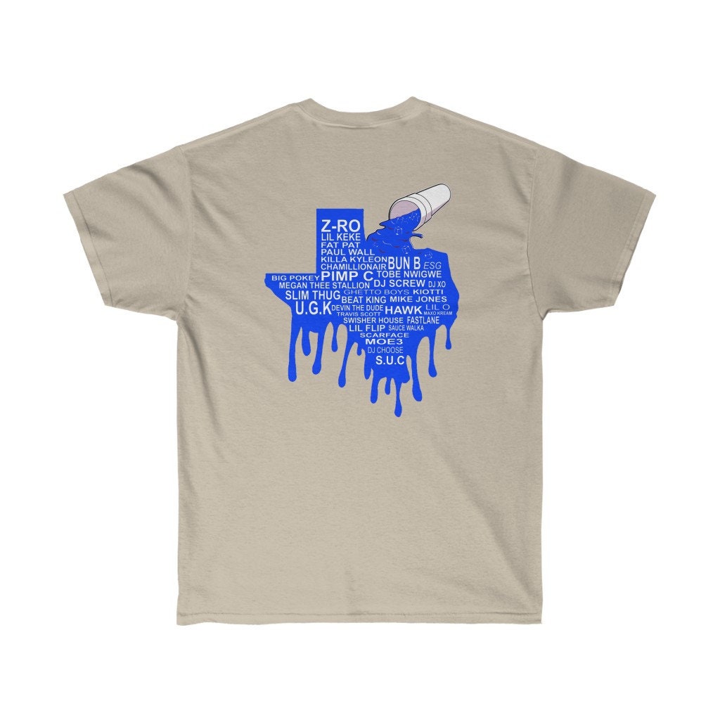 Texas Rapping Legends Tee Shirt blue FREE SHIPPING to US Addresses - Etsy