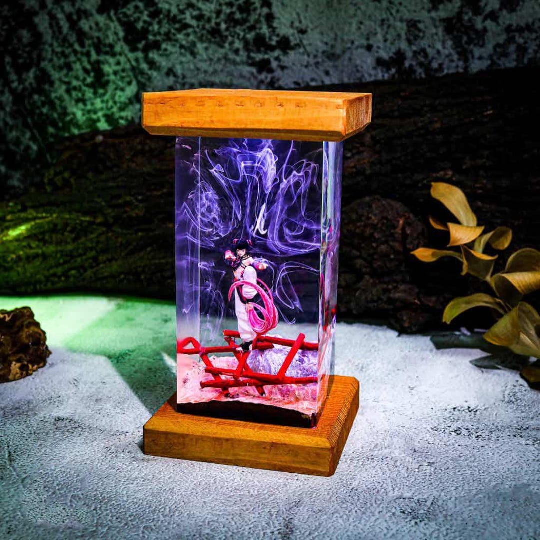Juri Han Street Fighter V Resin Night Lamp, Fighting Game Anime Art ...