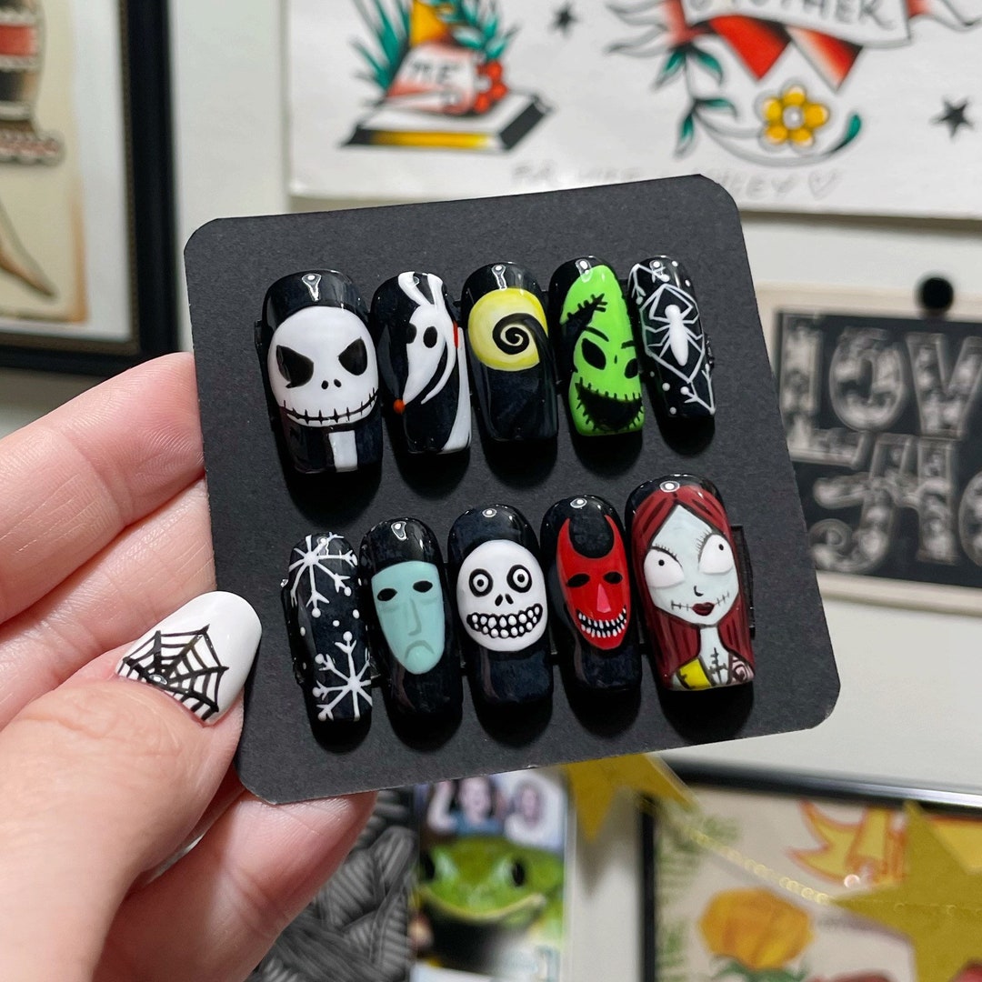 READY to SHIP size MED Nightmare Before Christmas Handpainted Halloween ...