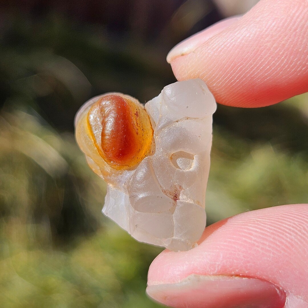 Botryoidal Fire Agate 6 Grams - Etsy