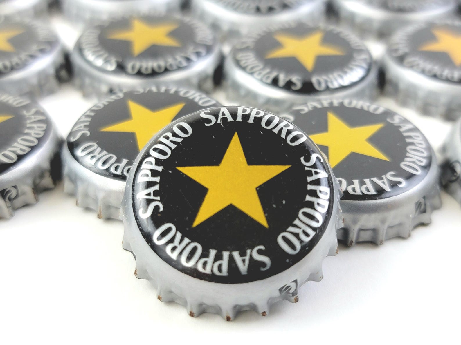 Sapporo Japanese Beer Crown Bottle Caps ~ Lot of 50 Used - Etsy