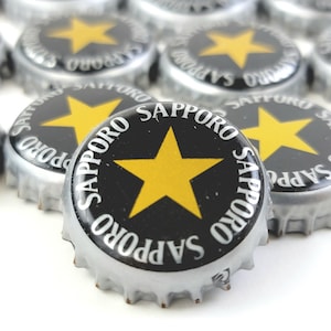 Sapporo Japanese Beer Crown Bottle Caps ~ Lot of 50 Used - Etsy