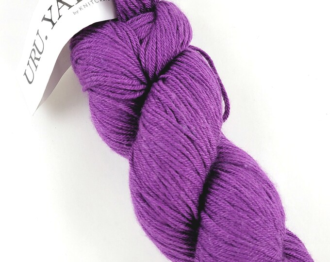 URU Yarn by Knitcrate SILK DK Colorway 'beautyberry' - Etsy