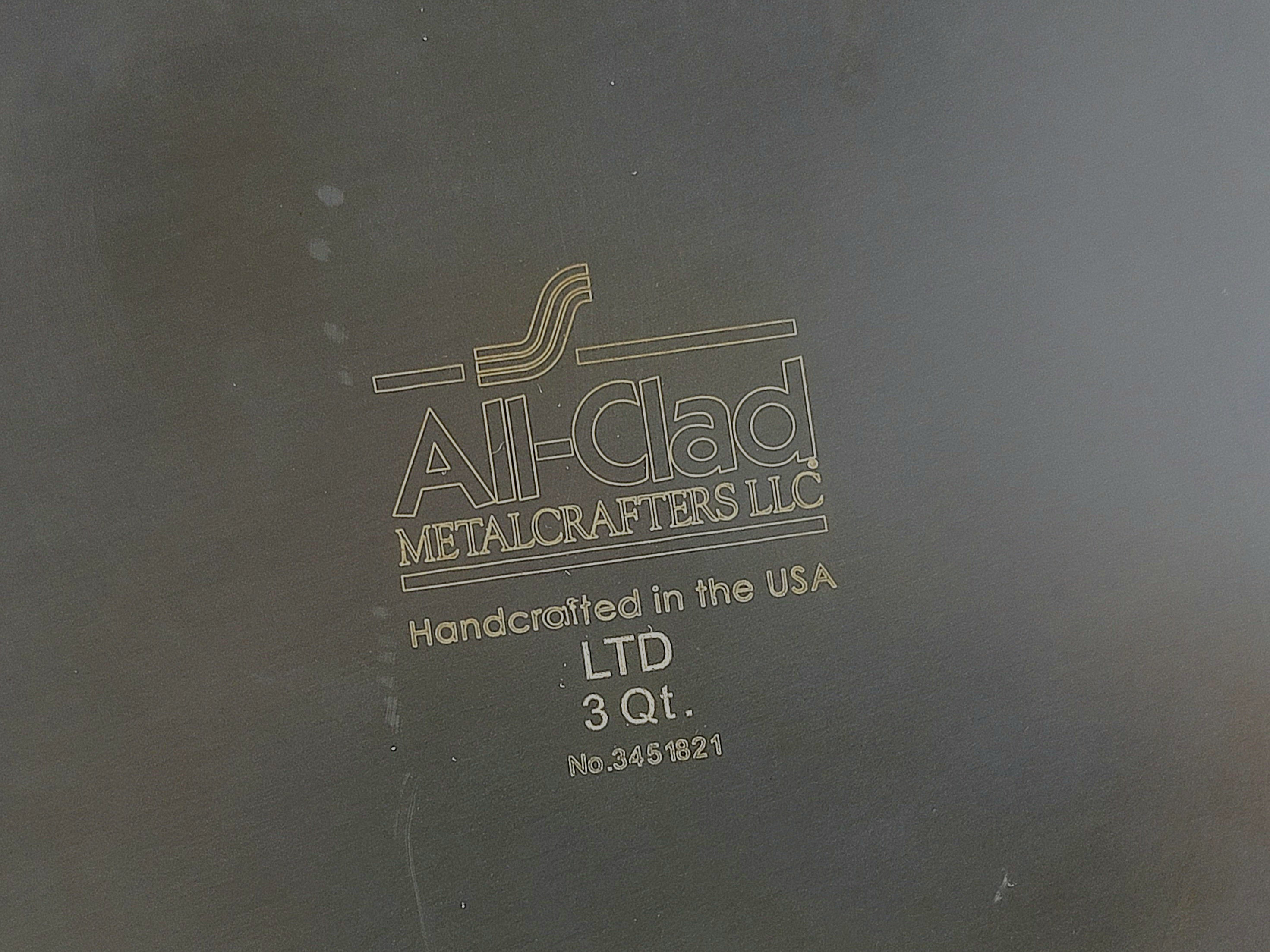 All-clad LTD 3qt Saute Pan With Lid ~ 3rd Gen - Etsy