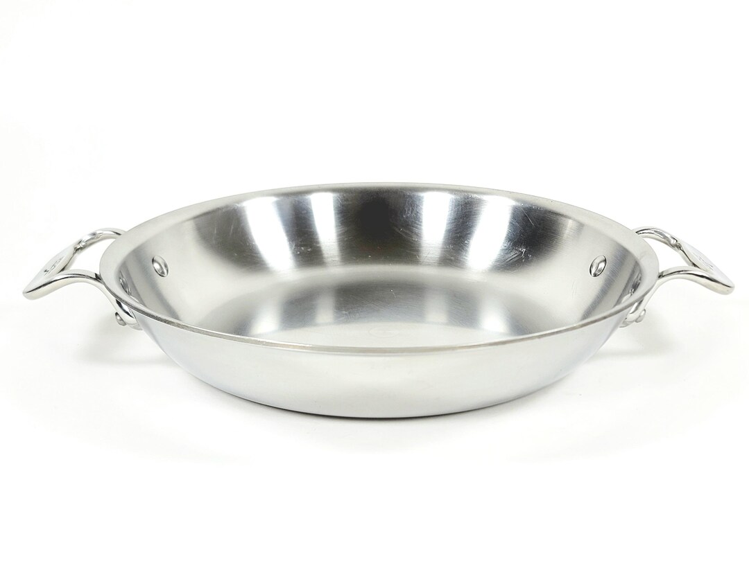 All-clad Tri-ply Stainless Steel 10" Universal / Paella Pan - Etsy
