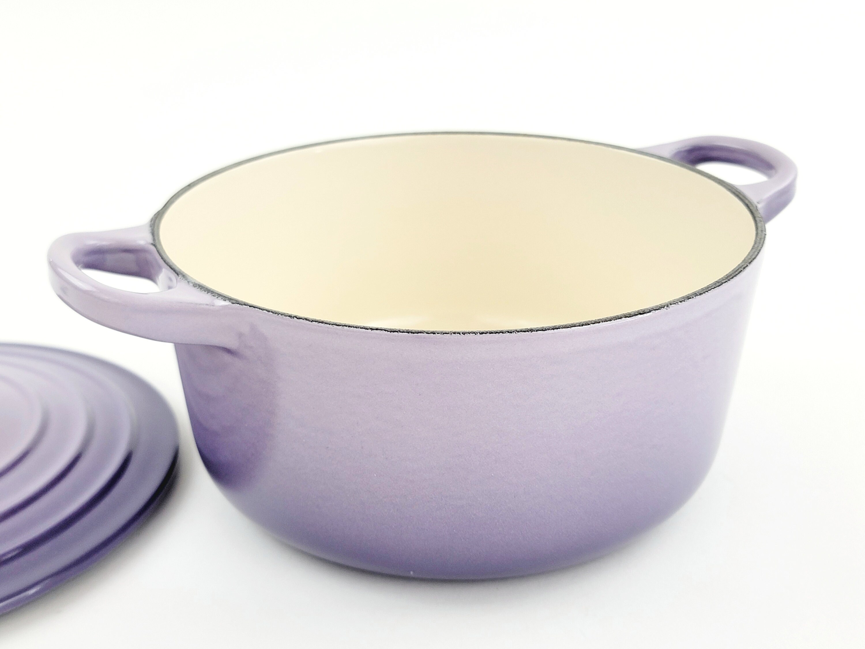 Le Creuset Cast Iron Round Casserole Dutch Oven 1.8L / 2qt ~ Blue Bell ...