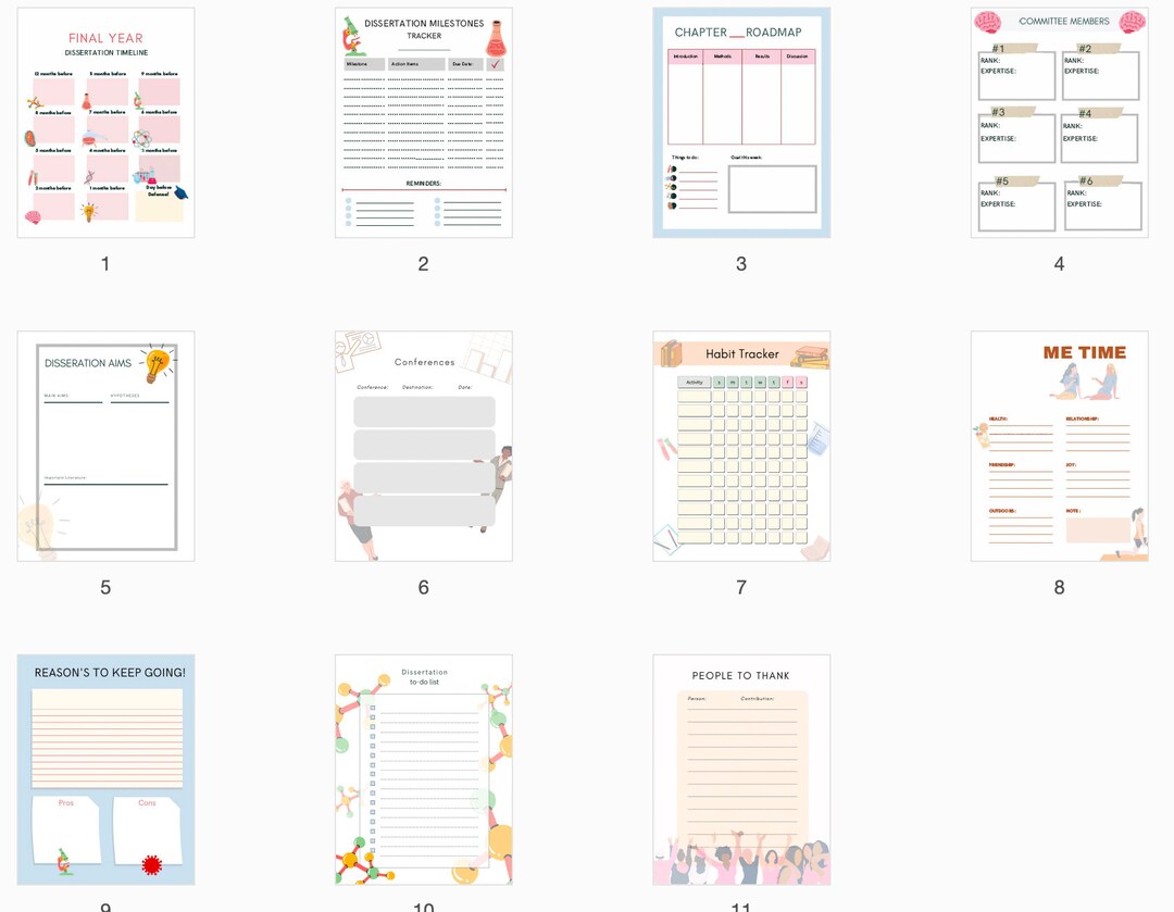 Dissertation Roadmap (science) --timelines, Calendars, Chapter ...
