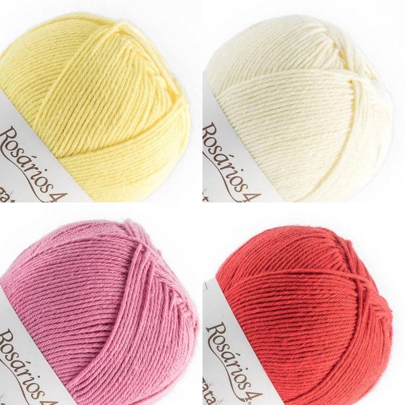 Amigurumi Crochet Yarn 20 Xmulticolor Packs 100% Cotton Crochet Yarn ...