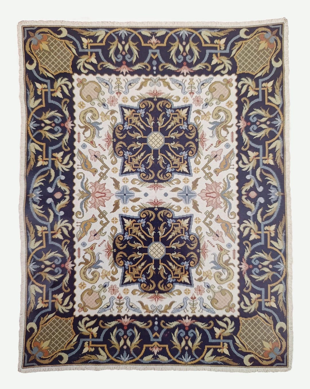 Large Arraiolos Tapestry Kit - Traditional Portuguese Arraiolos ...