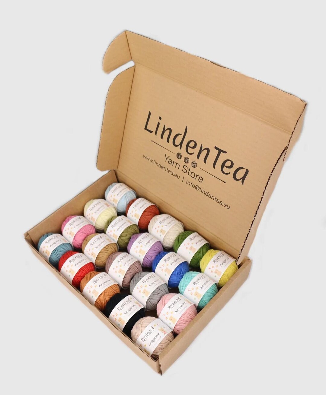 Amigurumi Thread Crochet Yarn Pack - Cotton Yarn Pack - 20 Assorted ...