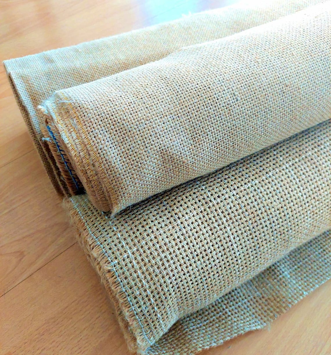 Natural Hessian Jute Burlap Fabric Cloth Mesh, Canvas for Tapestry ...