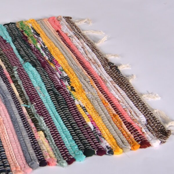 Rag Rug Runner - Etsy