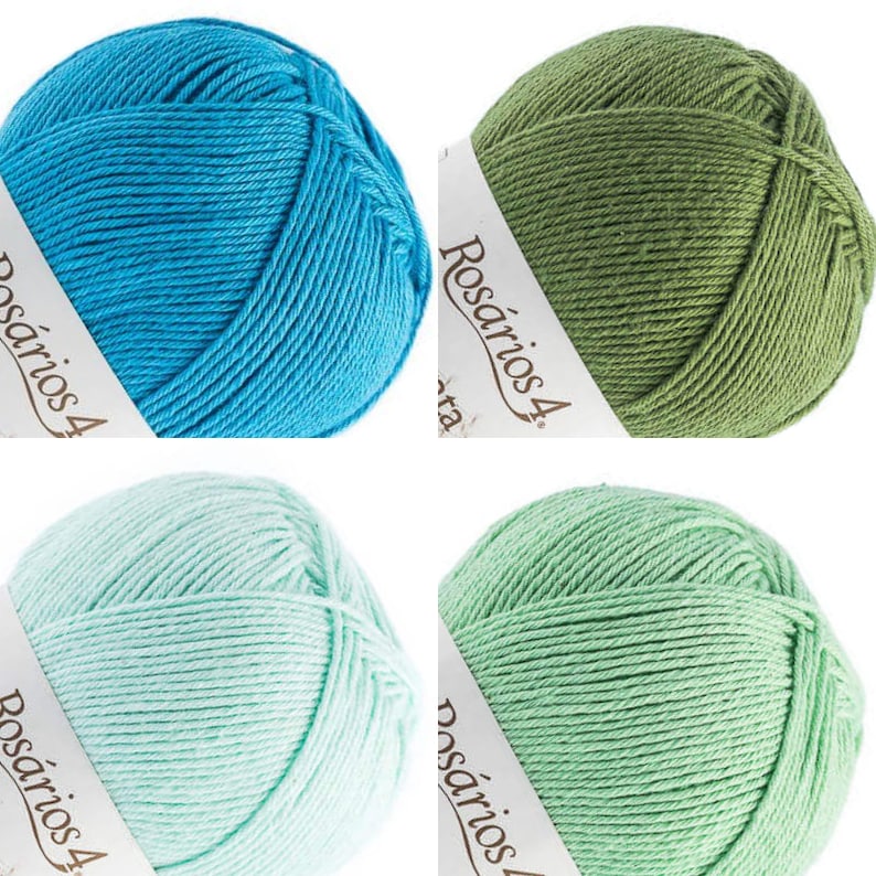 Amigurumi Crochet Yarn 20 Xmulticolor Packs - 100% Cotton Crochet Yarn ...