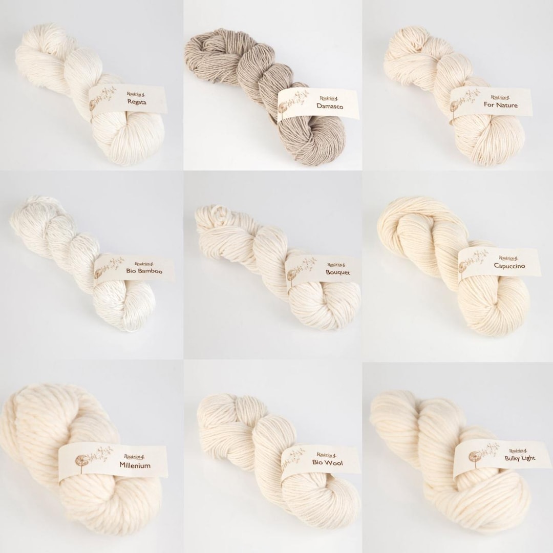 1kg Undyed Yarn - Natural Yarn Wool for Hand Dying - Yarn for Dying ...