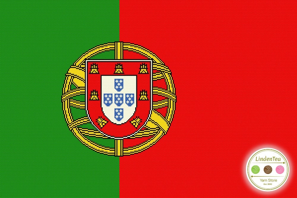 Arraiolos Tapestry Kit - Portuguese Flag Panel 1.00 X 1.50 Meters ...