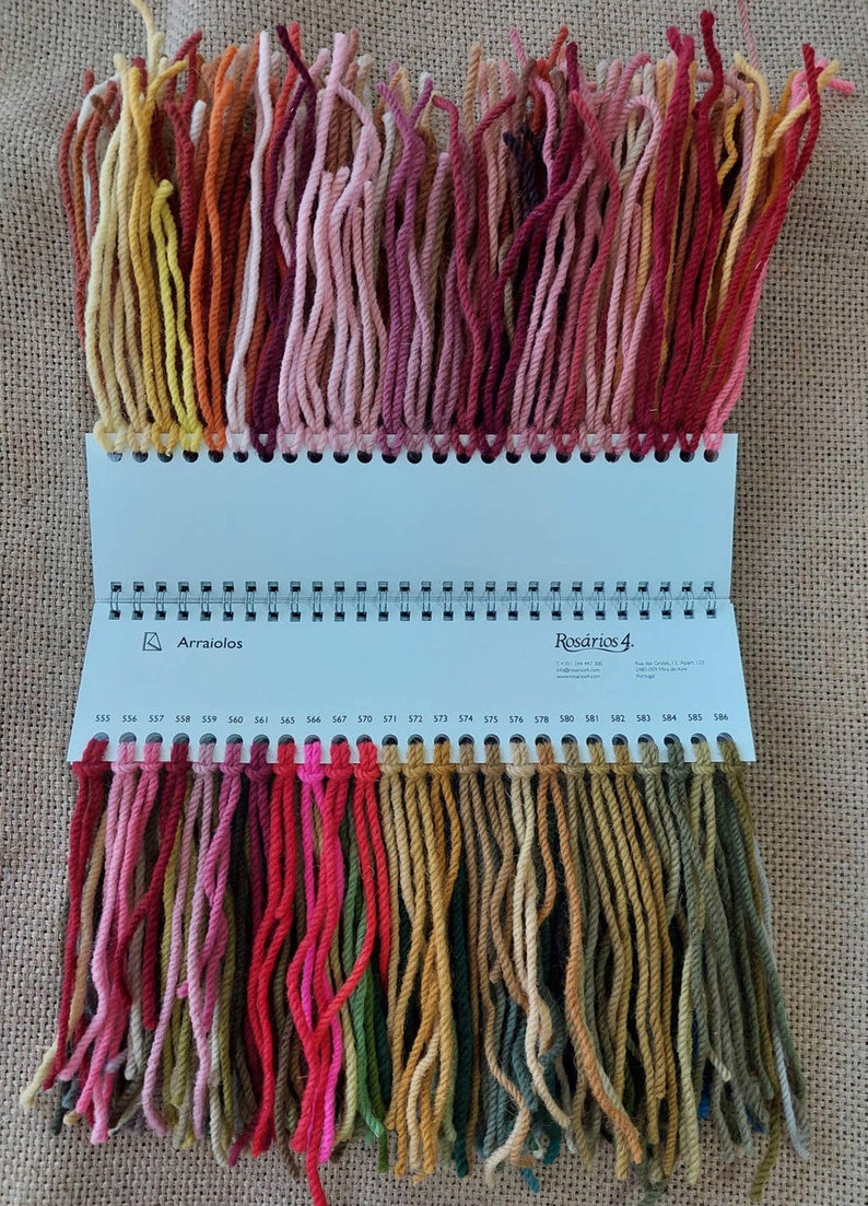 Pure New Wool 150g Skeins - Tapestry Arraiolos Yarn Wool - Rustic Wool ...