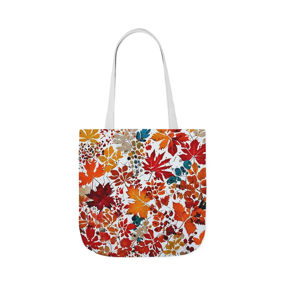 Autumn Leaves Tote Bag – Elegant Fall-inspired Canvas Handbag for Women ...
