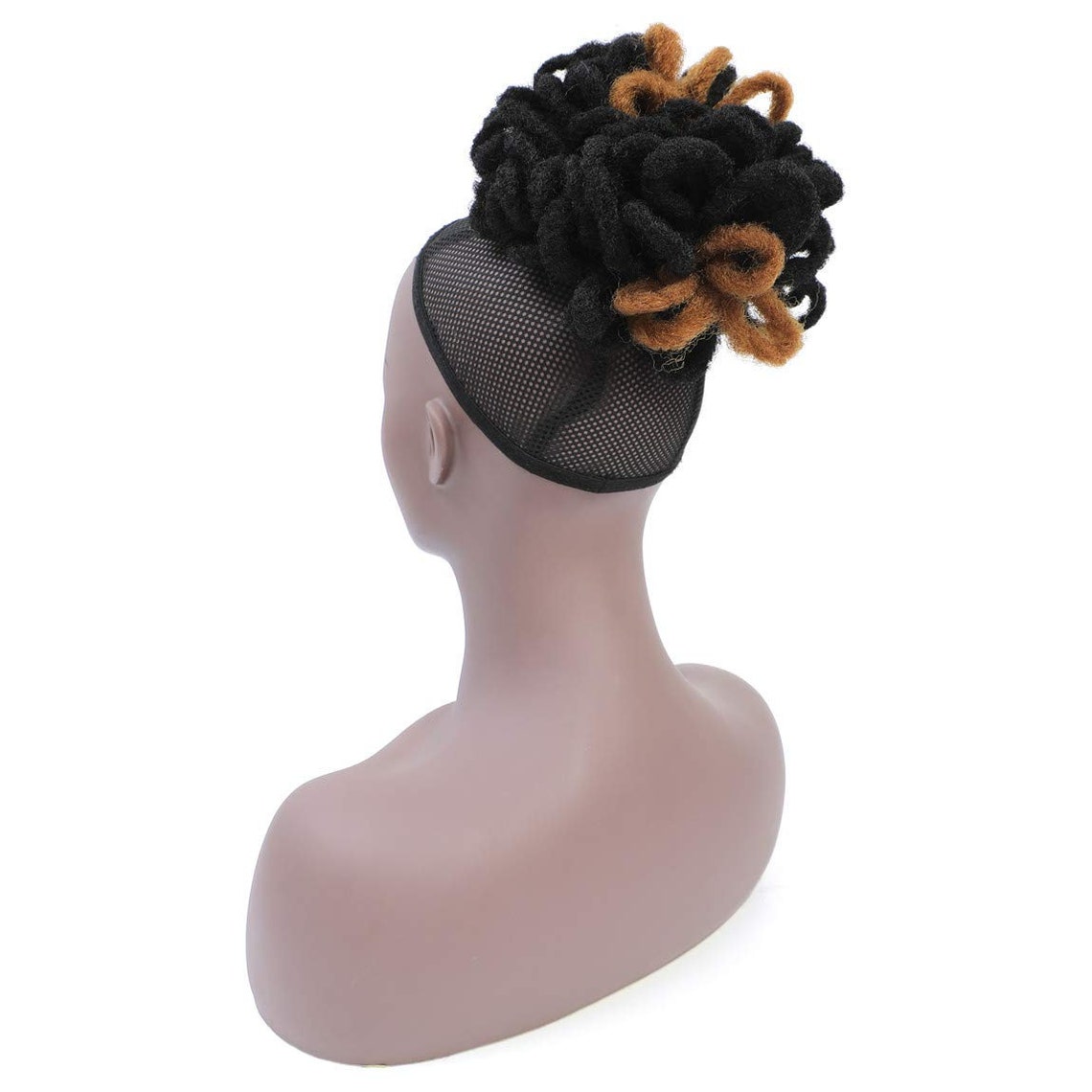 Dreadlock Bun Set of 2 Afro High Puff Drawstring Ponytail - Etsy