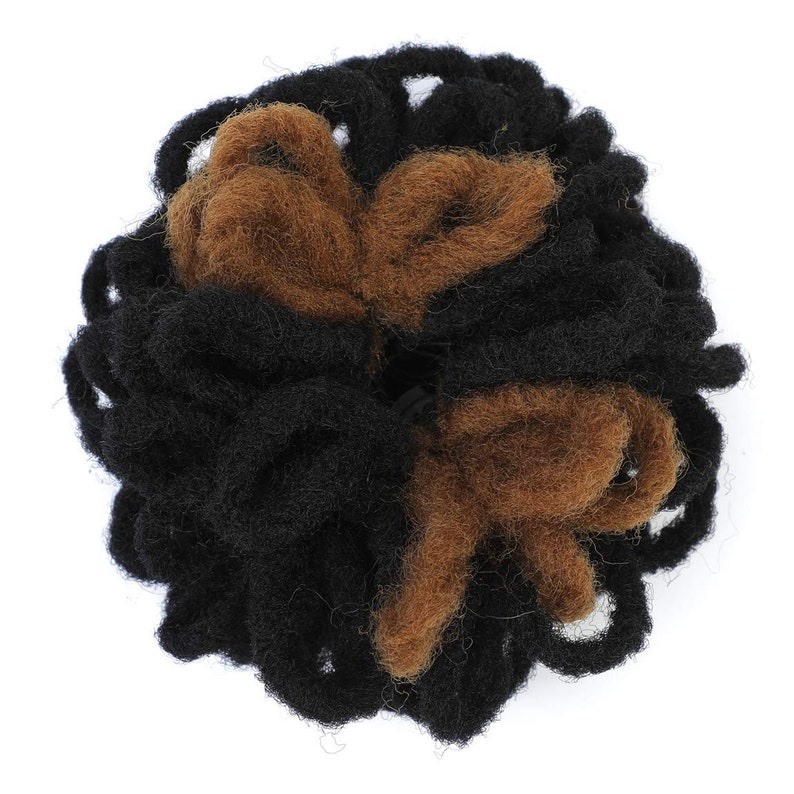 Dreadlock Bun Set of 2 Afro High Puff Drawstring Ponytail - Etsy