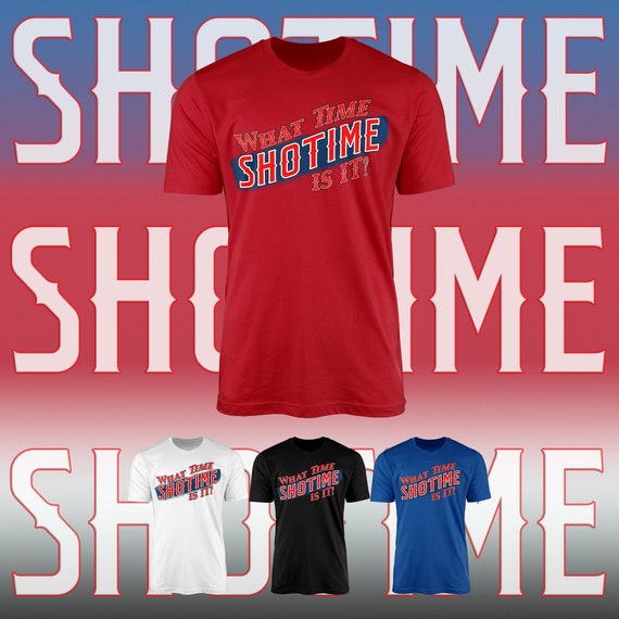 Shotime T-shirt What Time is It Shotime Available in - Etsy Hong Kong