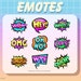 Comic Book Text Emote Bundle (twitch/discord) - Etsy