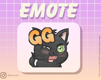Twitch Gg Emote - Etsy