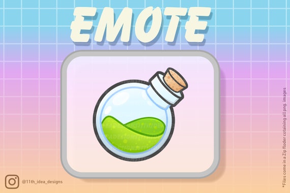 Magic Potion Bottle Emote twitch/discord - Etsy