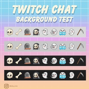 Cute Chibi Spooky/ghost Emote Bundle (twitch/discord) - Etsy