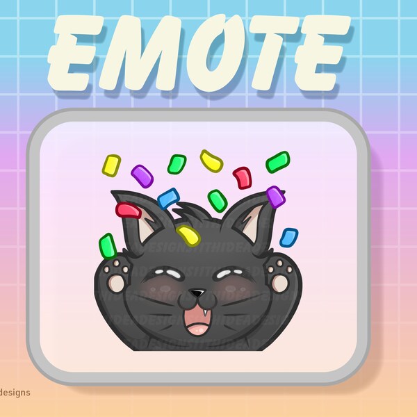 Confetti Emote - Etsy