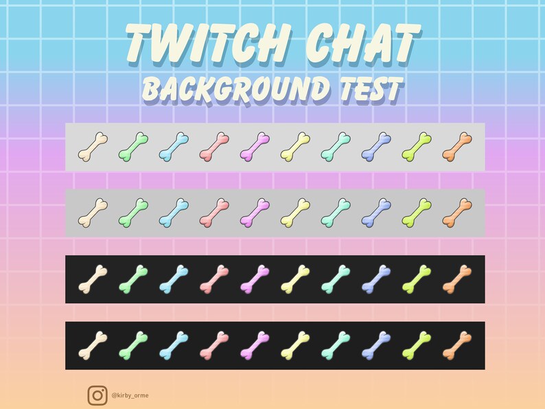 Cute Chibi Bone Badge Bundle twitch/discord - Etsy