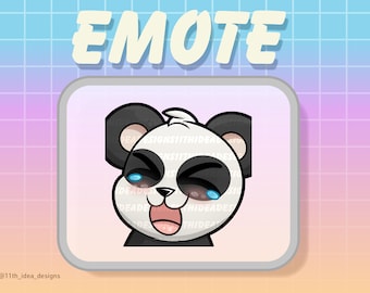Animated Panda Emote-bongo Panda - Etsy