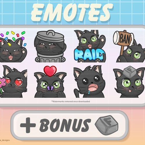Cute Chibi Spooky/ghost Emote Bundle twitch/discord - Etsy