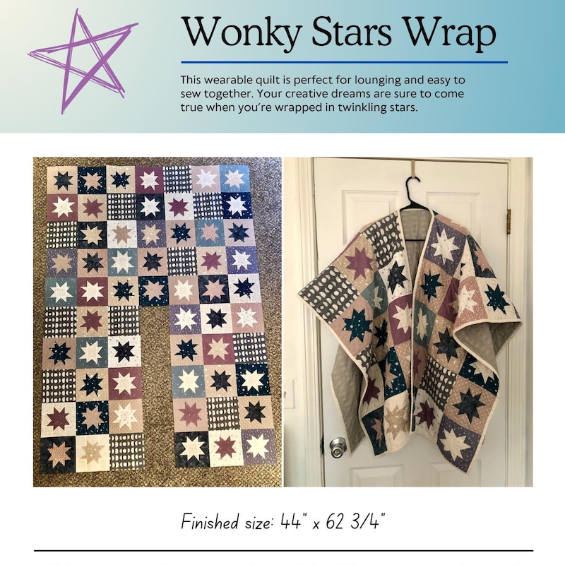 Quilted Blanket Shawl Wrap - Etsy