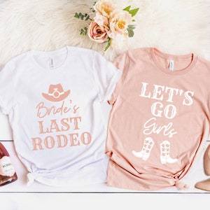 Bride's Last Rodeo Shirt, Last Rodeo Bachelorette Shirt, Last Rodeo ...