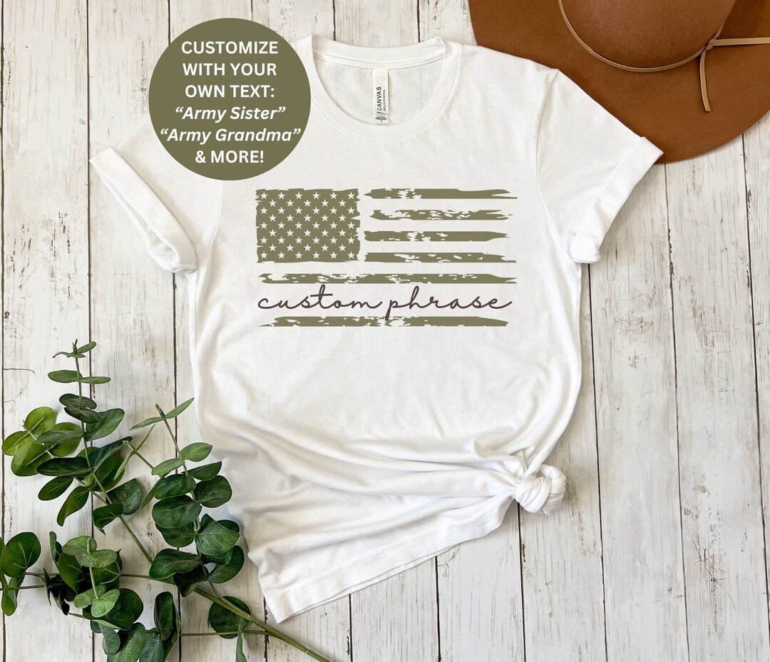 Custom Military Family Shirt, Proud Army Family Tshirts, Deployment ...