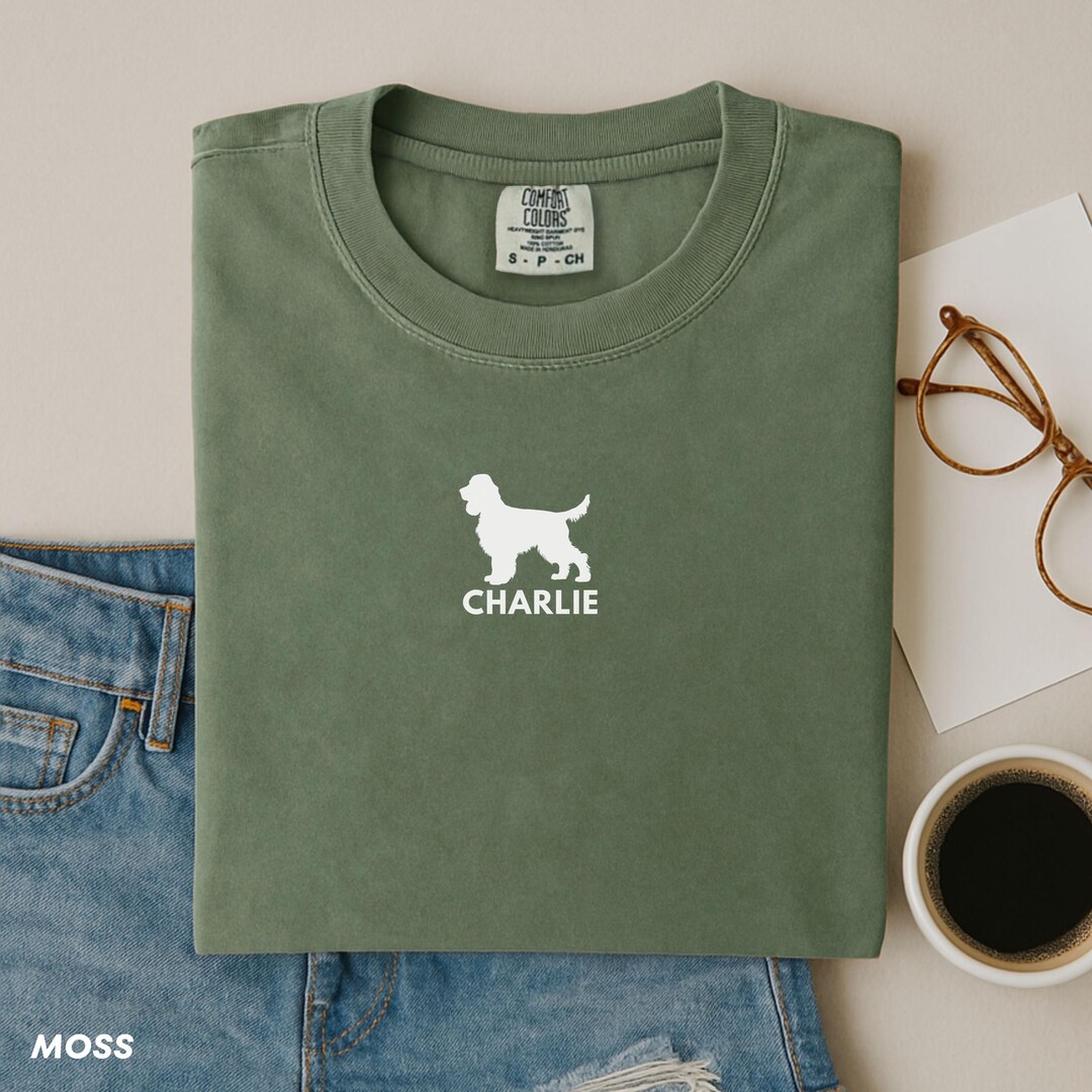 Custom Cocker Spaniel Shirt, Cocker Spaniel Tshirt, Cute Cocker Spaniel ...