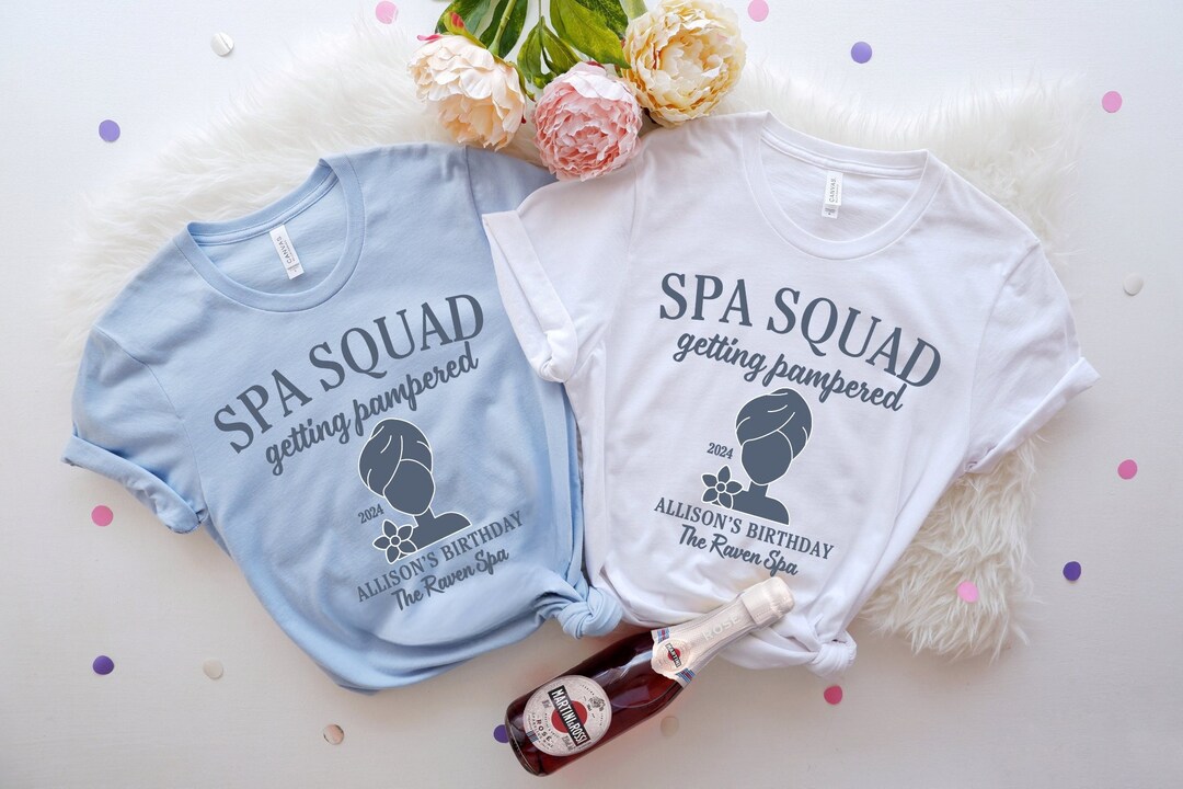 Spa Day Shirt, Spa Bachelorette Party, Spa Weekend Shirt, Spa Day ...