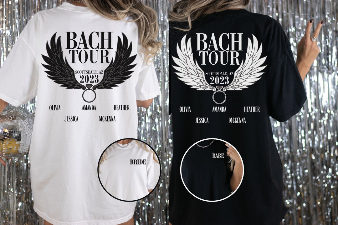 Custom Bach Tour Shirt, Comfort Colors® Shirt, Bach Tour Bachelorette ...