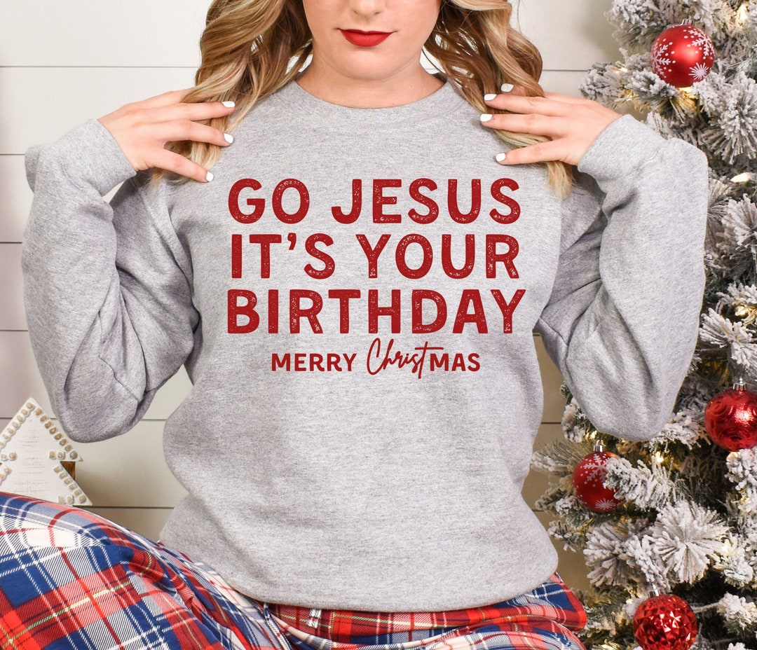 Christmas Christian Sweatshirt, Christian Crewneck, Christian Christmas ...