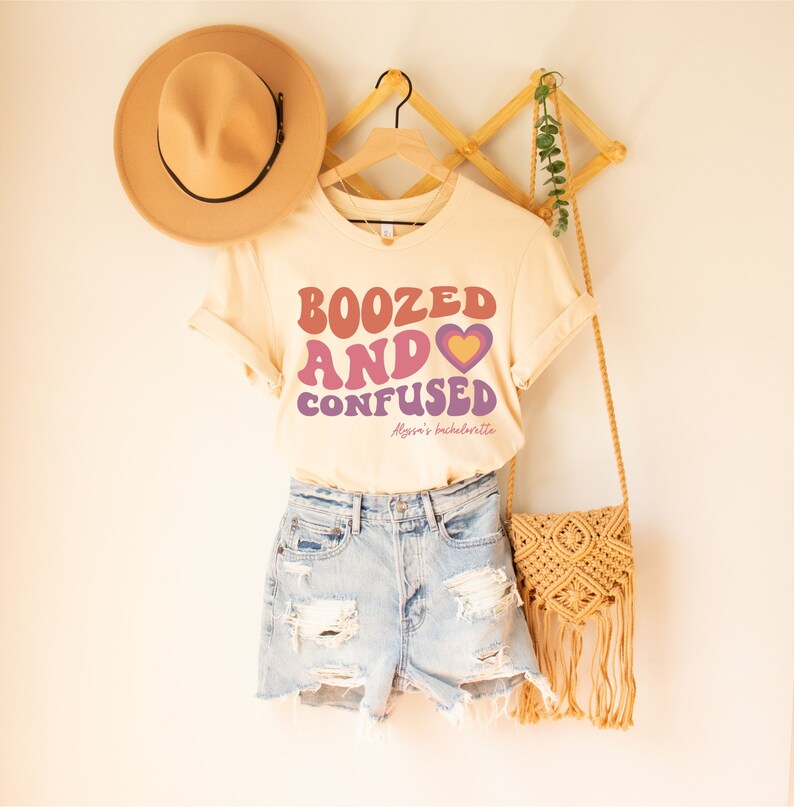 Dazed and Engaged Bachelorette Party, Groovy Bachelorette Shirts, Retro ...