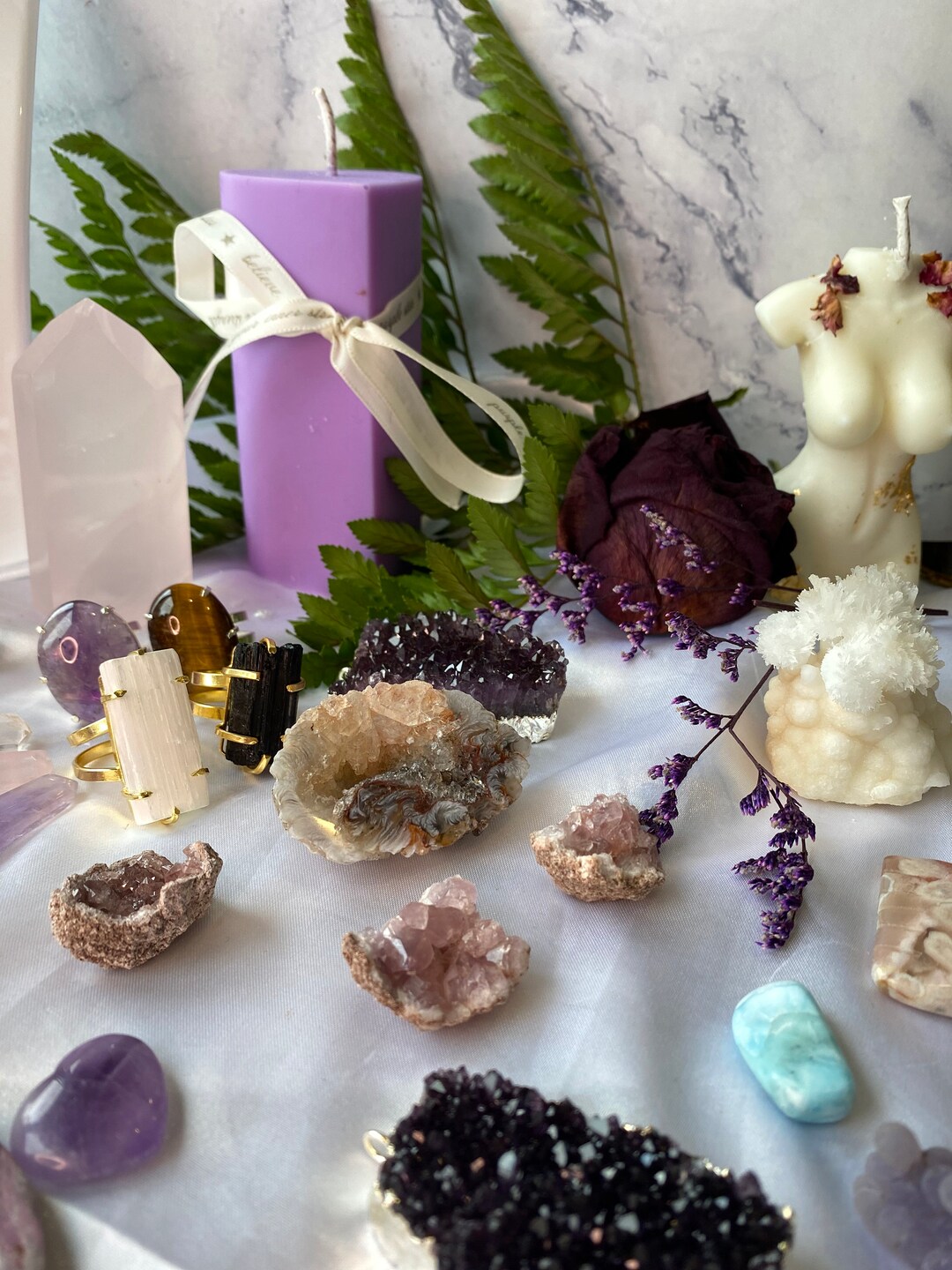 Mystery Crystal Box / Small, Medium, Large / 5 Crystals Hand Selected ...