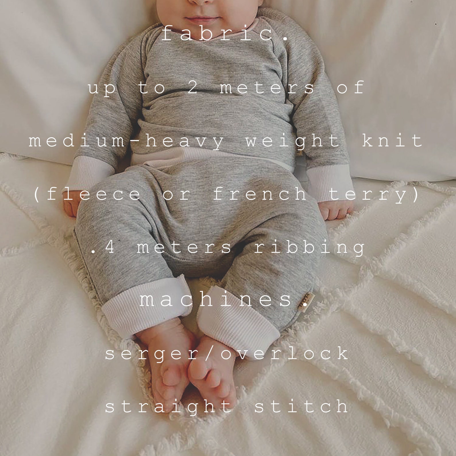 Sweatsuit for Baby, Toddler and Kids | Digital Sewing Printable Pattern ...