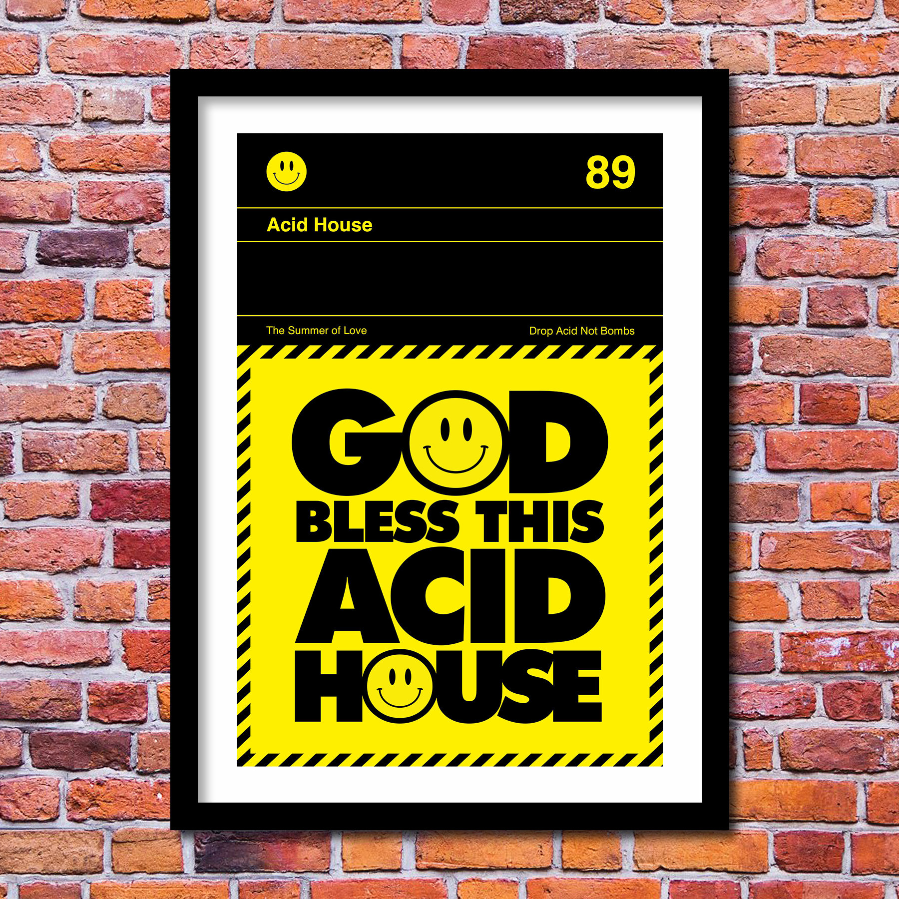 Art & Collectibles Digital Prints Old Skool God Bless This Acid House ...