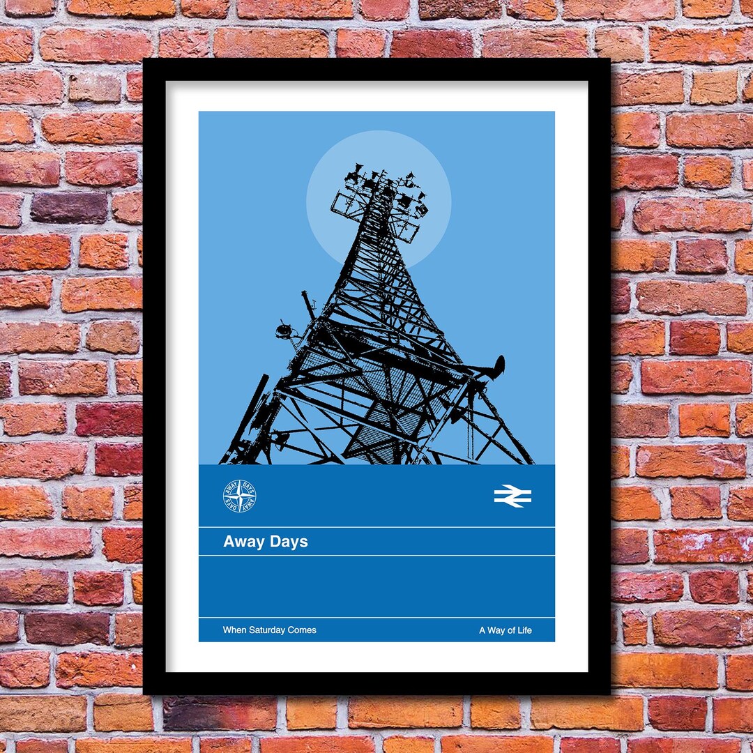 Old School Away Days Art Print - Football Casuals - Hooligans Poster - Etsy